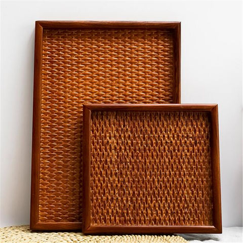 Buy Wholesale China New Products Wood Flat Pan Curved Willow Rattan ...