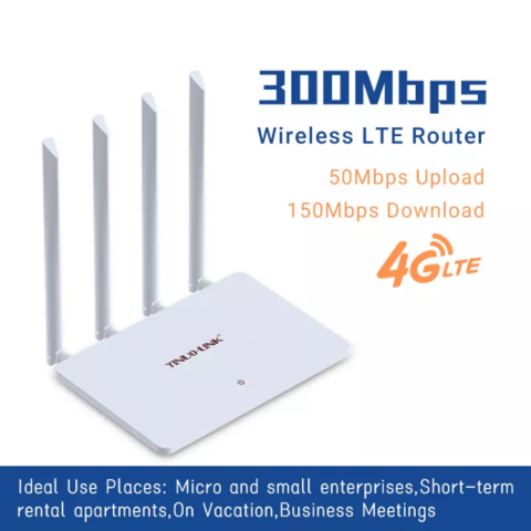 Buy Wholesale China 300mmbps Lte 4g Router For Indoor & 4g Router at ...