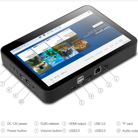 Buy Wholesale China Pipo X2 Smart Set Top Box With 8inch Display Wifi ...