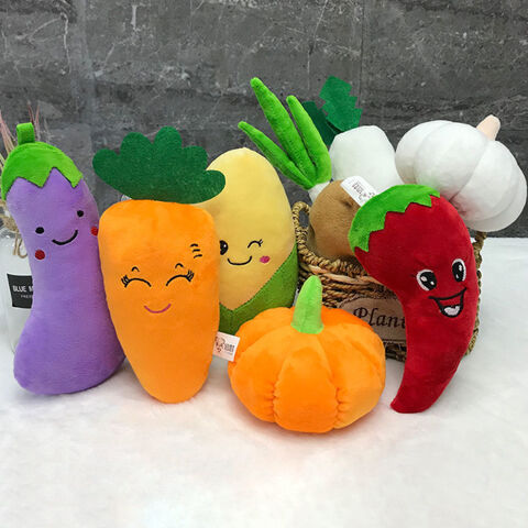 Buy Wholesale China Vegetables Food Plush Toys, 4-piece Cute Plush ...