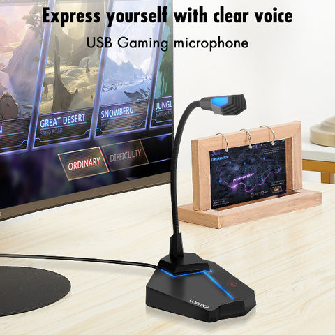Buy Wholesale China Uniqe Design Rgb Usb Gaming Microphone With Mute ...