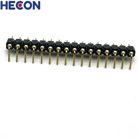 Buy Wholesale China 1.778mm Machined Pin Header H3.0 Single Row Right ...