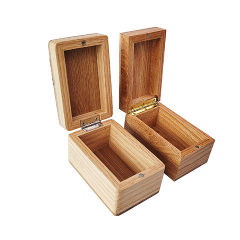 Buy Wholesale China Custom Oak Wood Jewelry Ring Boxes With Hinge Lid ...