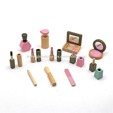Buy Wholesale China New Hottest Girls Pretend Play Wooden Doll Makeup ...