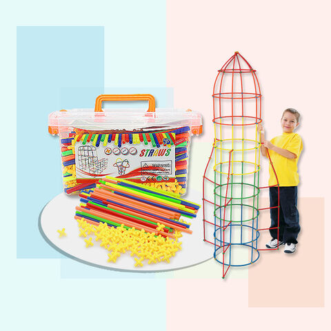 Straw Constructor Toys ,engineering Thin Tube Blocks Educational ...