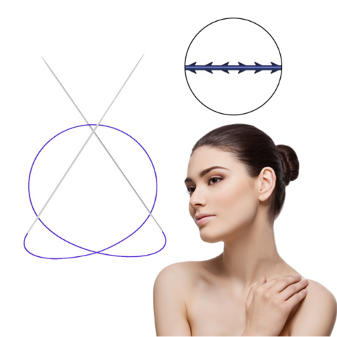 Buy Wholesale China Best Selling Pdo Thread Double Needle Eyebrow Lift ...