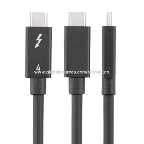 Buy Wholesale China Thunderbolt 4 Cable 40gbps 100w Charging 1 Meters ...