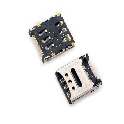 Buy Wholesale China Mup 6 Pin Drawer Connectors Nano Sim Card Connector ...