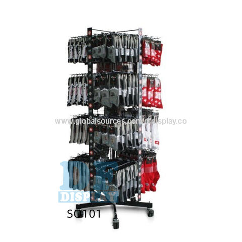 Bulk Buy China Wholesale So101four Side Metal Hang Sock Display For Men ...