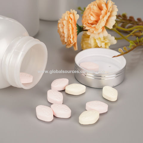 Buy Wholesale China 100 To 300ml Pet Silver Chrome Cap Pill Canister ...