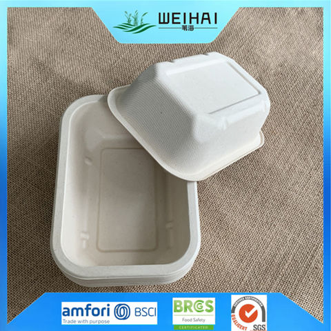 Buy Wholesale China Unbleached Eco Friendly Bagasse Food Packaging Box ...