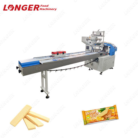 Mesin Pengemas Flow Wrapper Entry Level Untuk Pengemasan Wafer - Cocok ...
