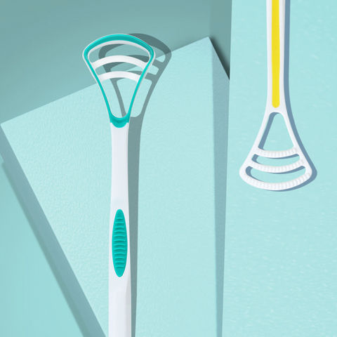 Buy Wholesale China Silicone Tongue Scraper Brush Cleaning Food Grade ...