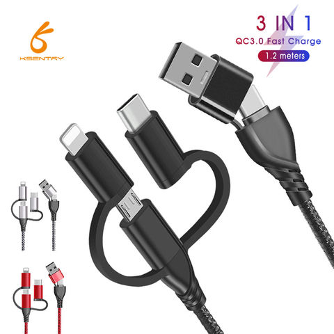 Buy Wholesale China 2022 Newest 5-in-1 Nylon Braided Usb Charging Cable ...