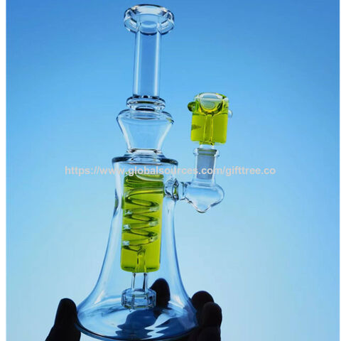 Buy Wholesale China New Glycerin Coil Bong Freezable Glass Water Pipe ...