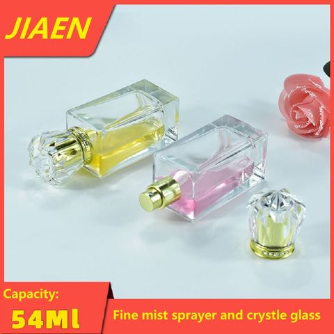 Buy Wholesale China Empty Clear Eco Friendly 54ml Square Glass Alcohol ...