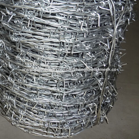 Buy Wholesale China Galvanized Barbed Wire, Barb Wire Fence & Barb Wire ...