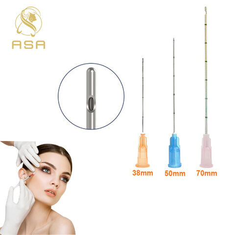 Buy Wholesale China Dermal Korean Micro Filler Bunt Cannula Type Blunt Tip Needle Sizes 22g 25g ...