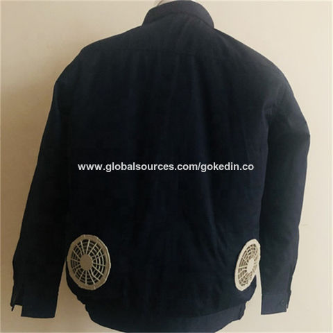 Buy Wholesale China Summer Cooling Jacket Men Sun-protective Fan Coat ...