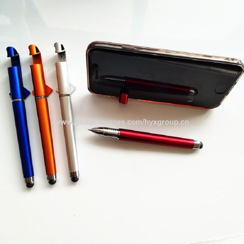 Multi-function Mobile Phone Stand Touch Signature Pen Customized Logo ...