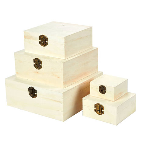 Buy Wholesale China Custom Handmade Cheap Small Plain Wooden Boxes ...