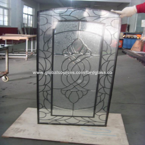 Buy Wholesale China Wrought Iron Glass Decorative Glass Used For Doors ...