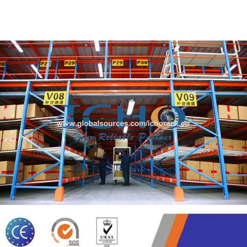 Buy Wholesale China Carton Slide Storage Rack Flow Through Warehouse ...