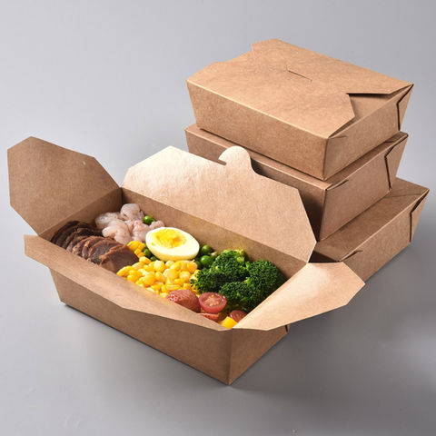 Buy Wholesale China Pe Coating Lunch Boxes,custom Printed Paper Folding ...