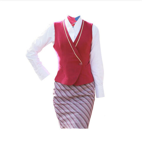 Hot Sales New Design Fashion Airline Uniforms Set Stewardess Uniform ...