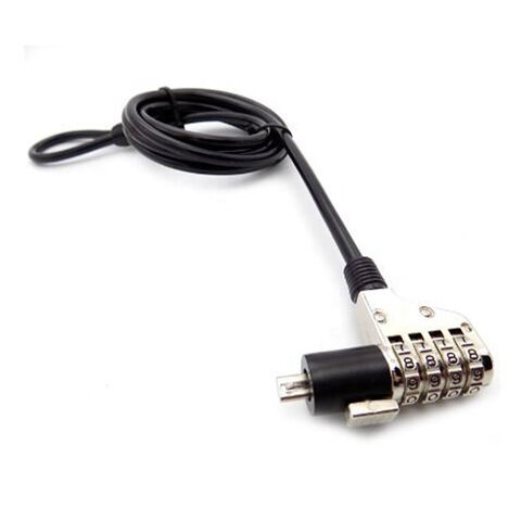 Hot Sale Security Steel Wire Coated Laptop Cable Computer Lock With ...