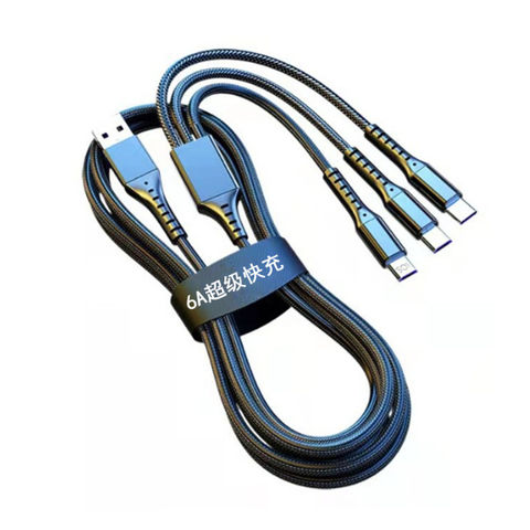 Buy Wholesale China 3 In 1 All Usb Types Retractable Charging Cable Box ...