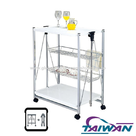 Buy Wholesale Taiwan Metal Board Square Tube Folding 2 Tier Home ...