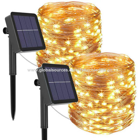Buy Wholesale China Solar Copper Led String Light 100meters 100led ...