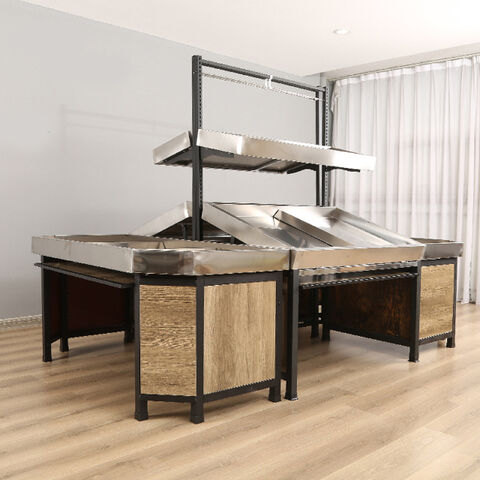 Buy Wholesale China Supermarket Display Stand,supermarket Wooden Fruit ...