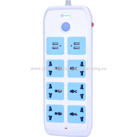 Buy Wholesale China Main Switch 6 Outlets Universal Extension Lead ...