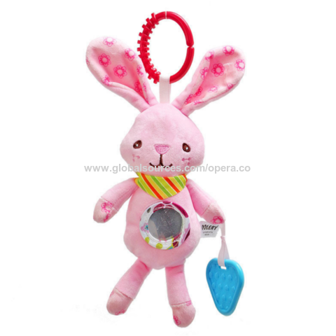 Buy Wholesale China Custom Pink Cute Bunny Hanging Soft Plush Stuffed ...
