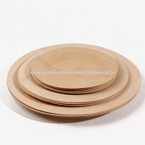 Buy Wholesale China Bamboo Dinner Plates,disposable Round Bamboo Plates ...