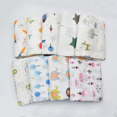 Buy Wholesale China Swaddle Blankets Customized Size Bamboo Muslin Baby ...