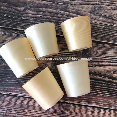 Buy Wholesale China Biodegradable Round Disposable Pine Wood Serving ...