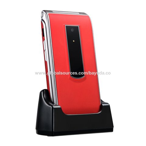 Buy Wholesale China Hot Sales Senior Flip Phone With Charging Dock Big ...