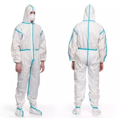 Buy Wholesale China Ppe Disposable Coverall Microporous Film Waterproof ...