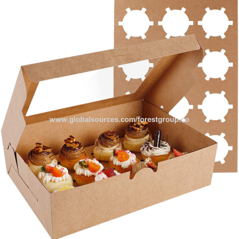 Buy Wholesale China Cake Cardboard Box, Custom White Ivory Cake Dessert ...