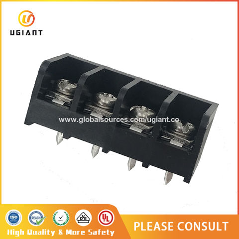 Buy Wholesale China 8.5mm Pitch Pcb Black Or Green Barrier Terminal ...