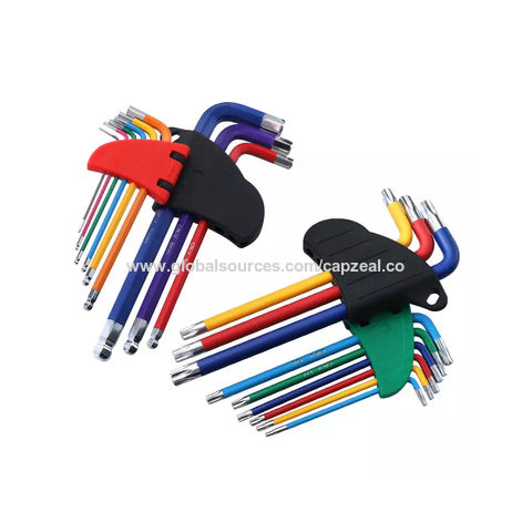 Buy Wholesale China Allen Wrench Set High Strength Colorful L Type Hex ...