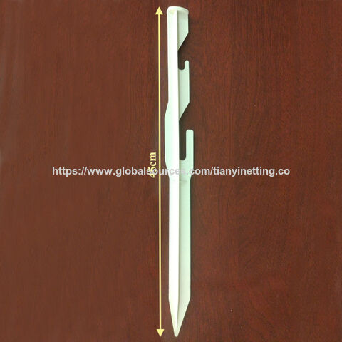 Buy Wholesale China Pp Beige Color Plastic Ground Pegs,ground Cover ...