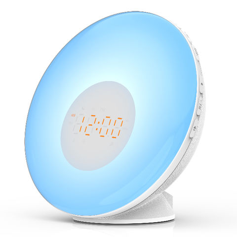 Buy Wholesale China Smart Sunrise Wake-up Light Alarm Clock With Radio ...