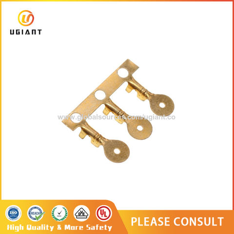 Buy Wholesale China Non-insulated 3.2mm Brass Wire Crimping Round Shape ...