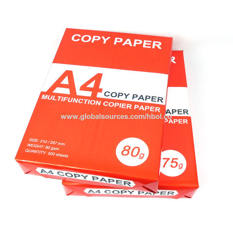 Buy Wholesale China A4 Printing Paper Copy Paper 80gsm Standard A4 Copy ...