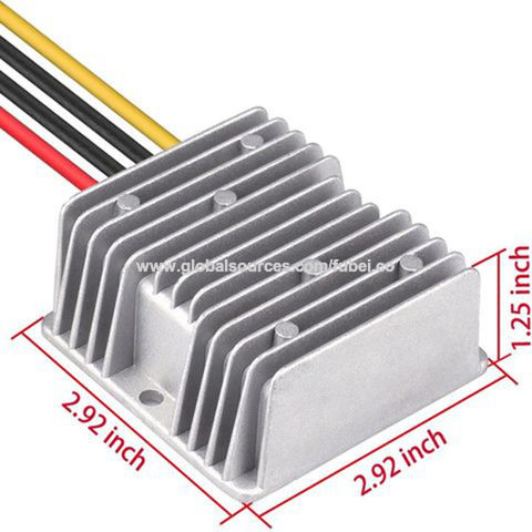 Buy Wholesale China Dc 8v-40v To 12v 10a Automatic Buck Boost Converter Step Down/up Regulator ...