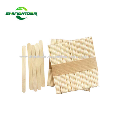 Hot Stamped Logo Branding Wooden Dinnerware Ice Cream Sticks $0.0008 ...